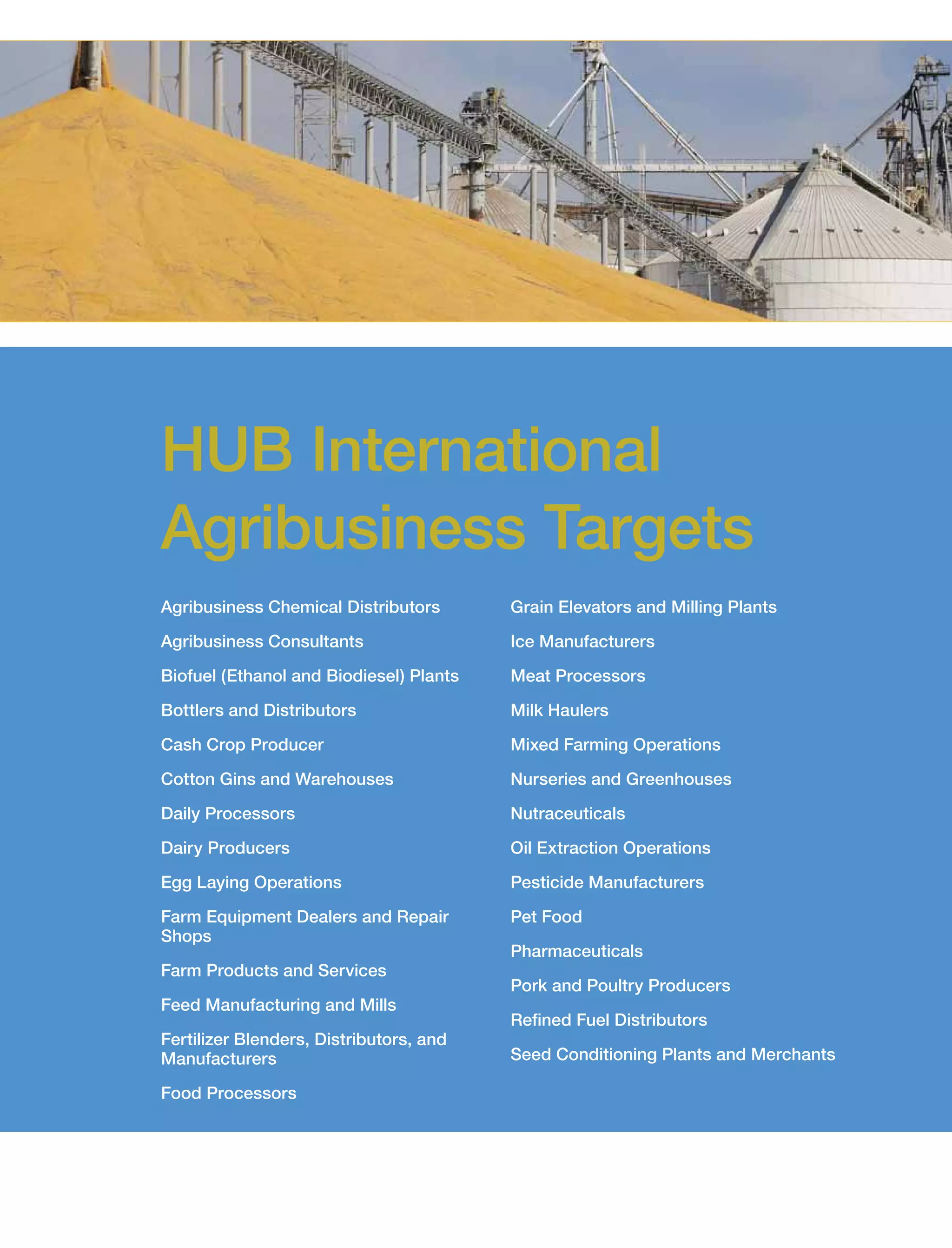 HUB Agribusiness | PDF