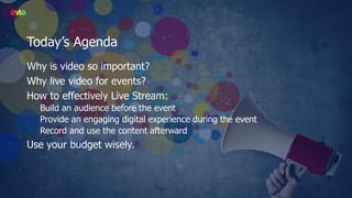 Building Event Engagement Through Live Streaming | PPT