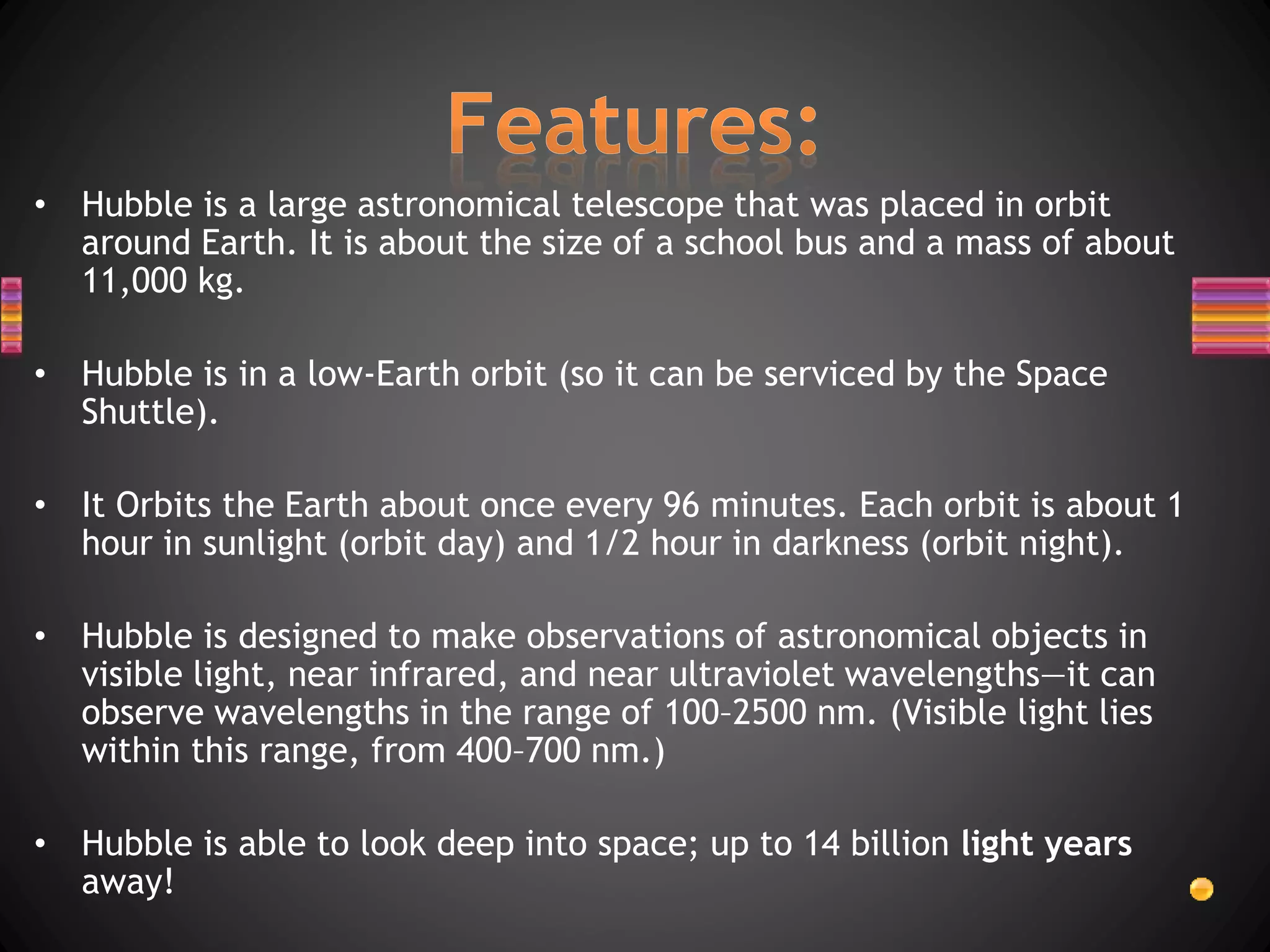 Hubble Space telescope | PPTX