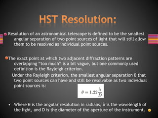 Hubble Space telescope | PPTX
