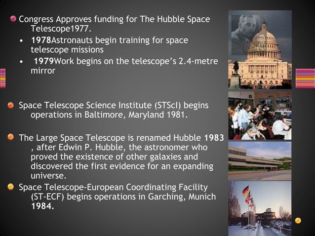Hubble Space telescope | PPTX | Space and Astronomy | Science