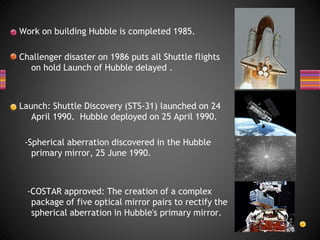 Hubble Space telescope | PPTX