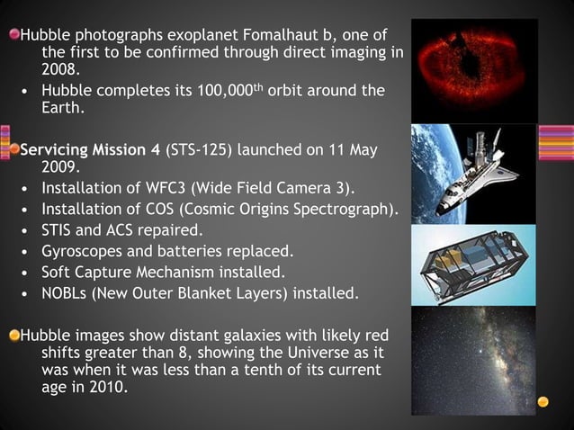 Hubble Space telescope | PPTX | Space and Astronomy | Science