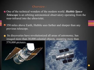 Hubble Space telescope | PPTX