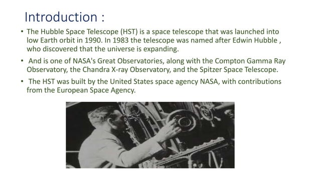 Hubble Telescope | PPT