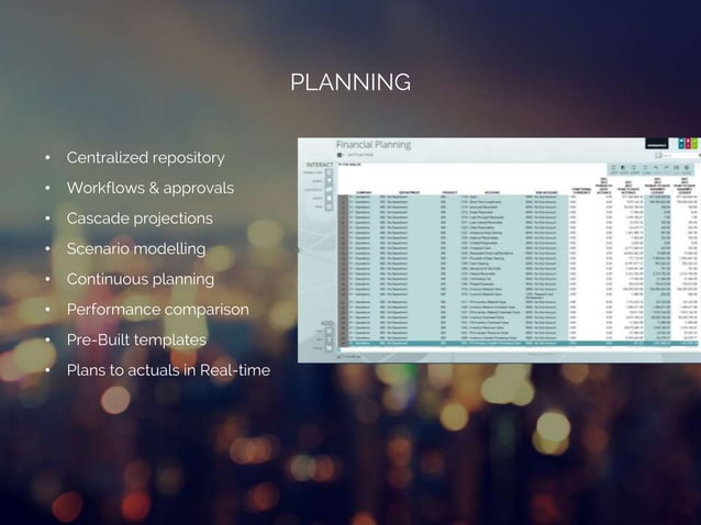 Hubble - Accelerated Reporting, Analytics and Planning | PPT