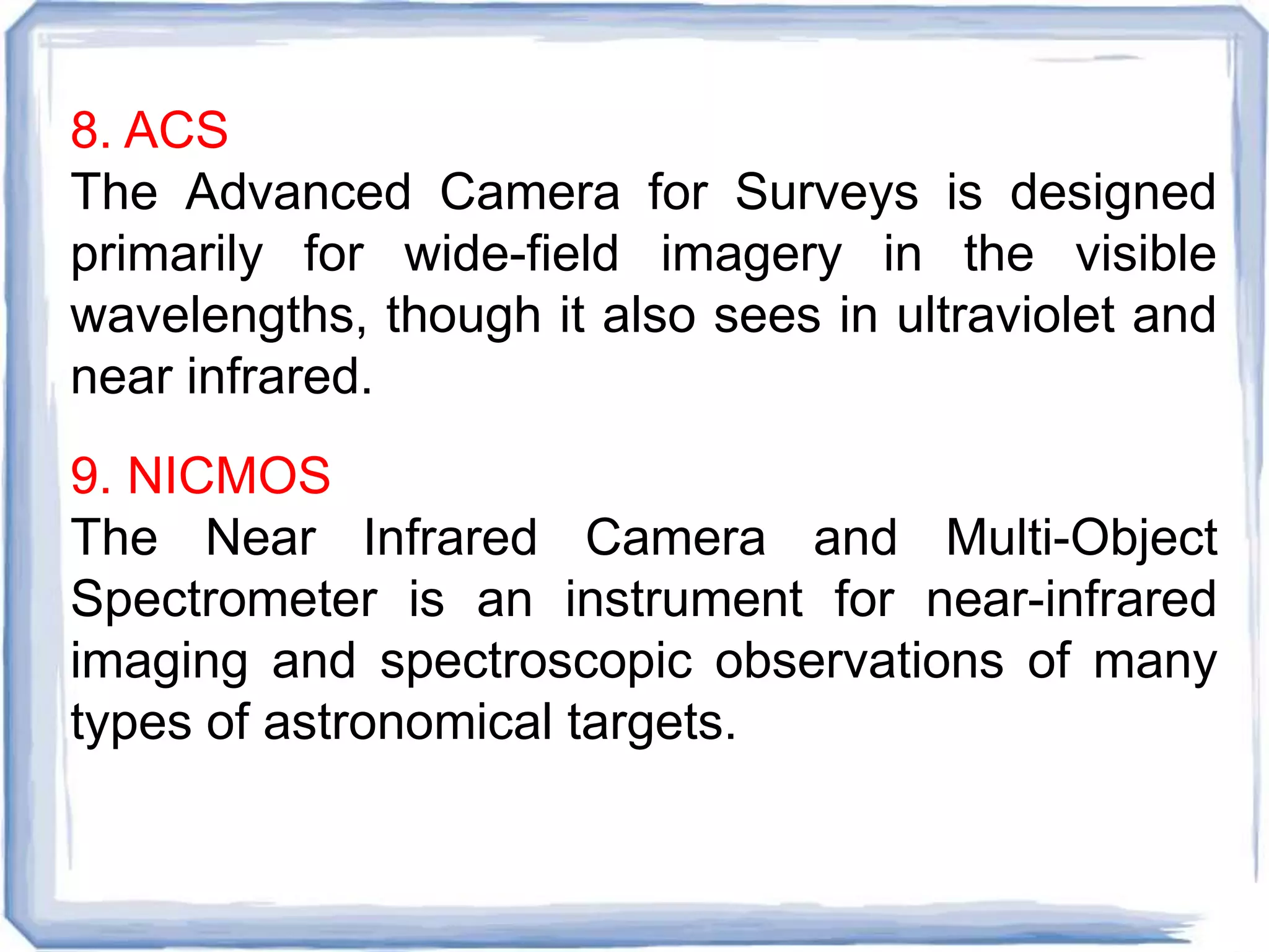 Hubble space telescope | PPTX