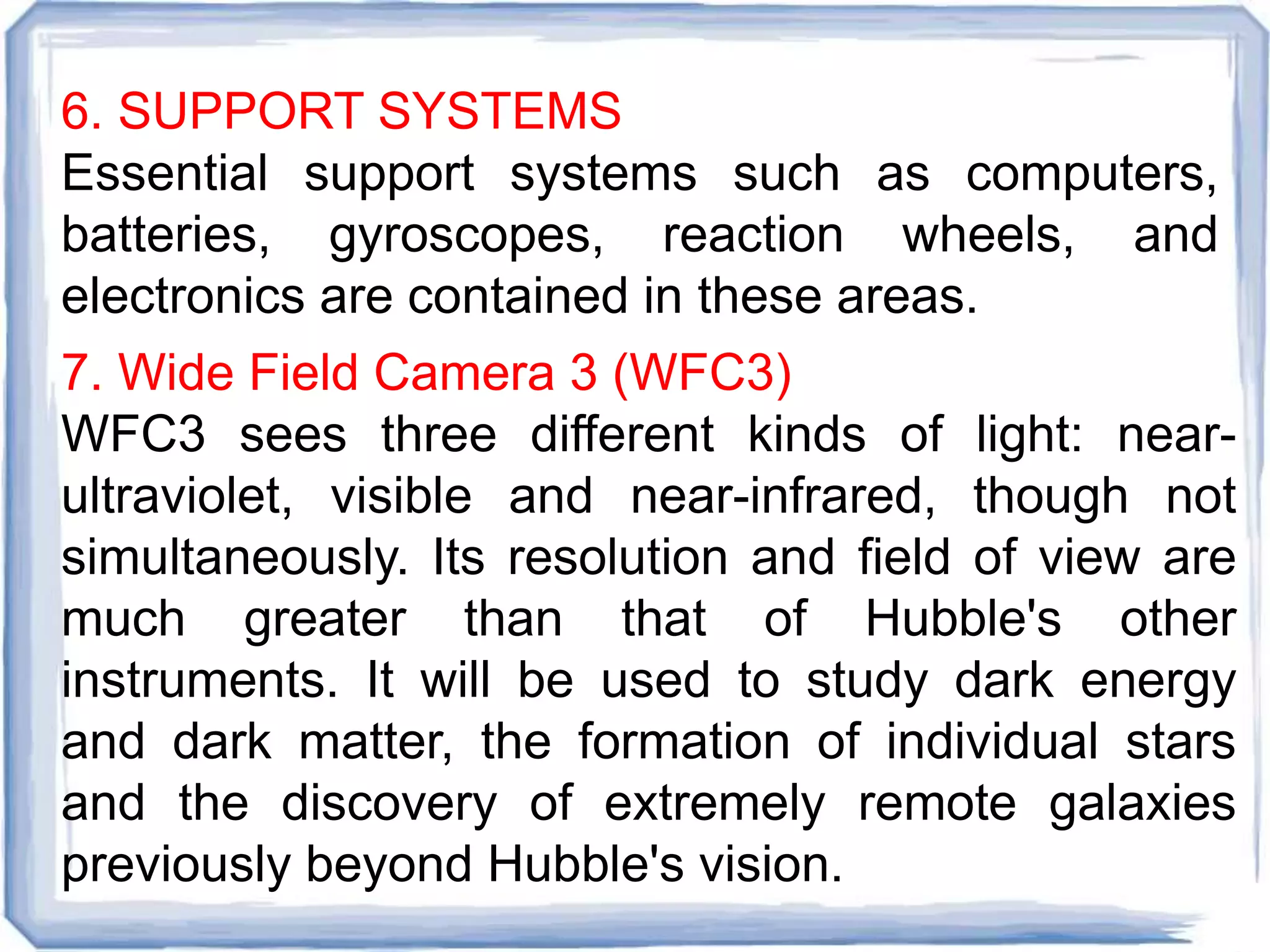 Hubble space telescope | PPTX