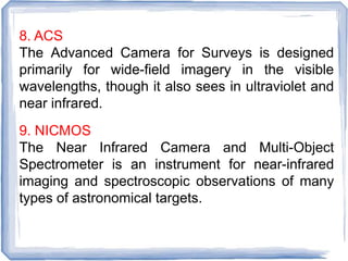 Hubble space telescope | PPTX
