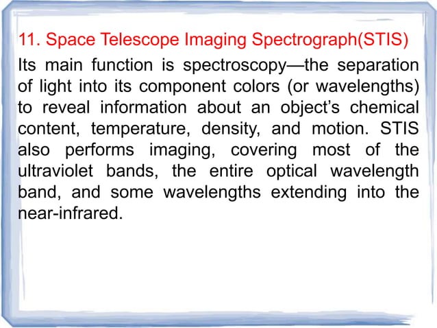 Hubble space telescope | PPTX