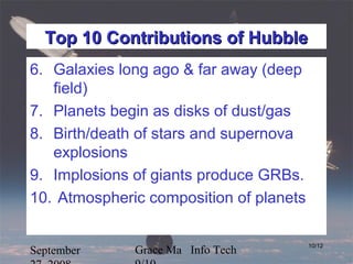 Hubble space telescope | PPS