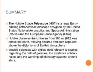 Hubble Telescope | PPTX