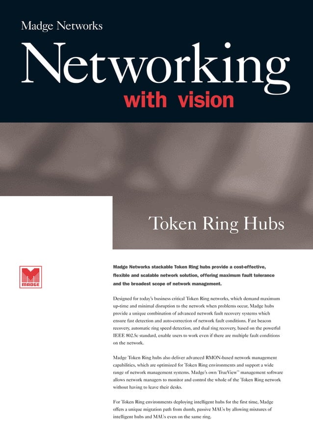 Token Ring Hubs from Madge Networks | PDF