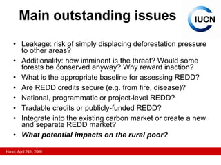 Climate change & REDD | PPT