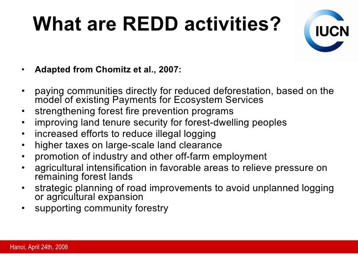 Climate change & REDD