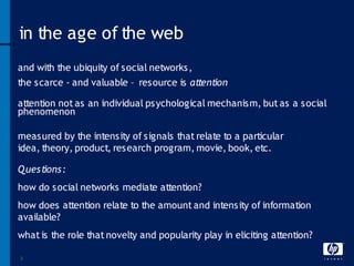 Social Attention | PDF