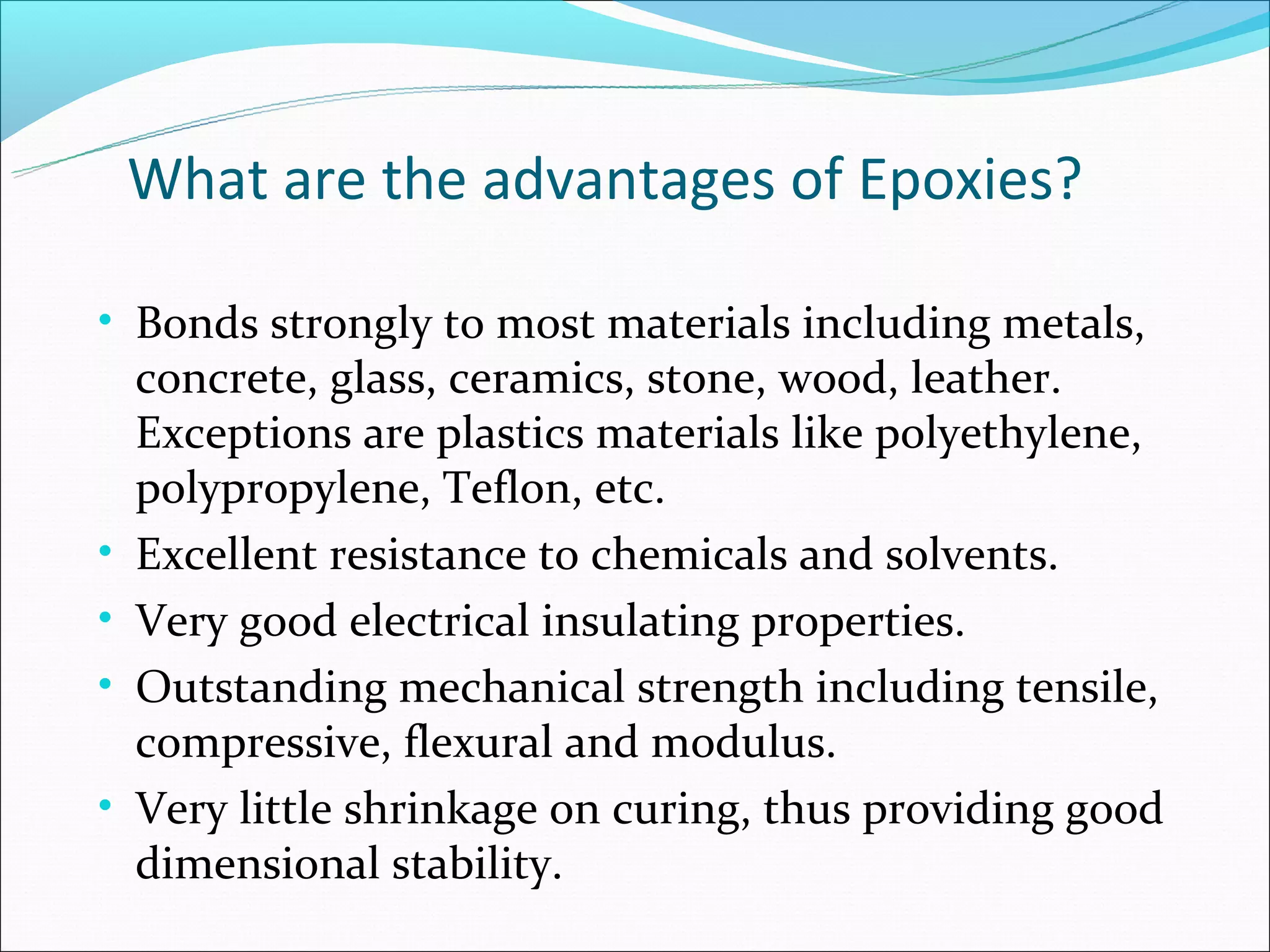 "Introduction to Epoxies" by Hubert Monteiro, Royce International | PPT