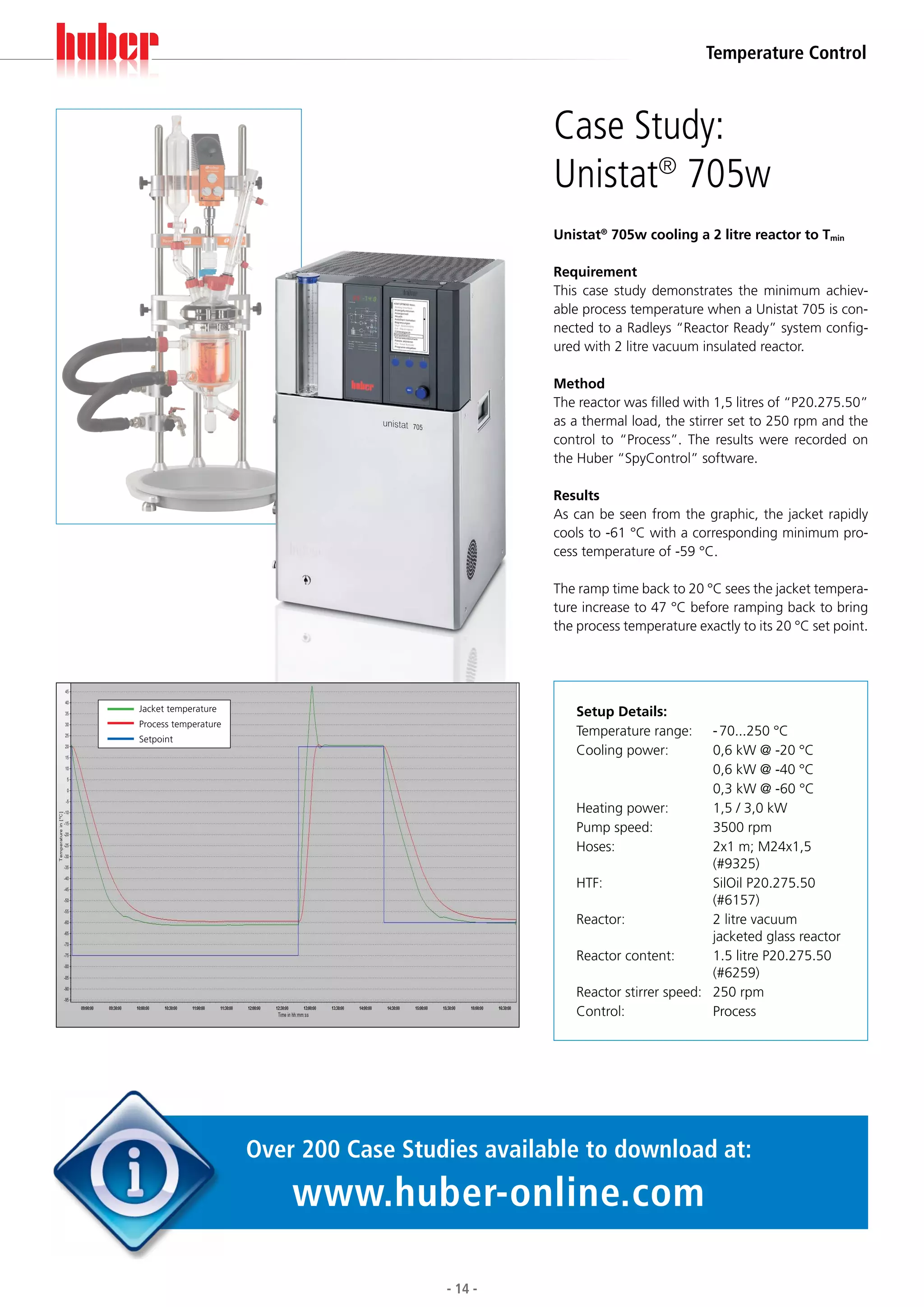 Temperature Control for Reactors - a Huber Whitepaper | PDF | Chemistry | Science
