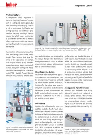 Temperature Control for Reactors - a Huber Whitepaper | PDF | Chemistry ...