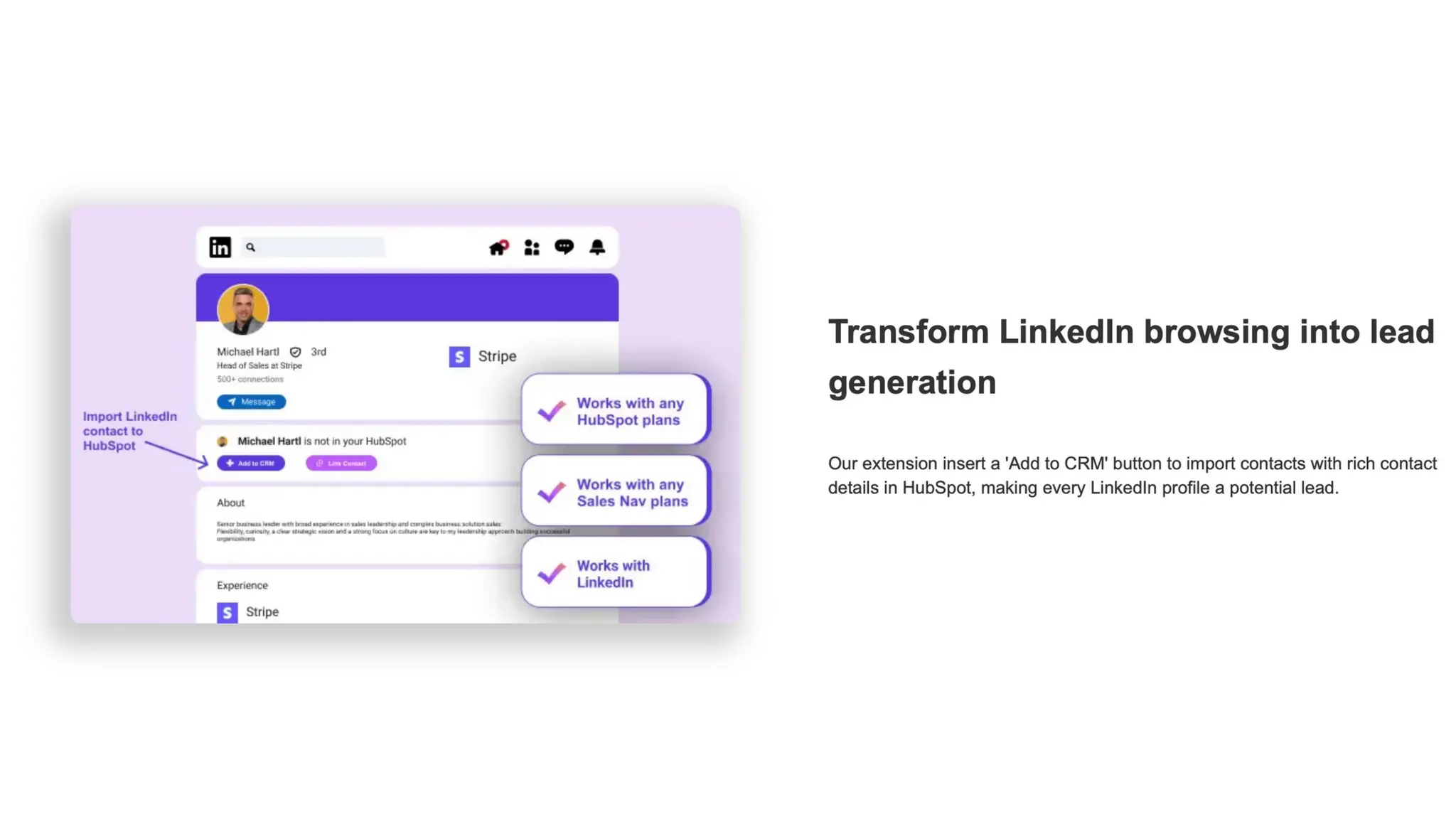 Hublead Powerful Hubspot And Linkedin Integration Ppt
