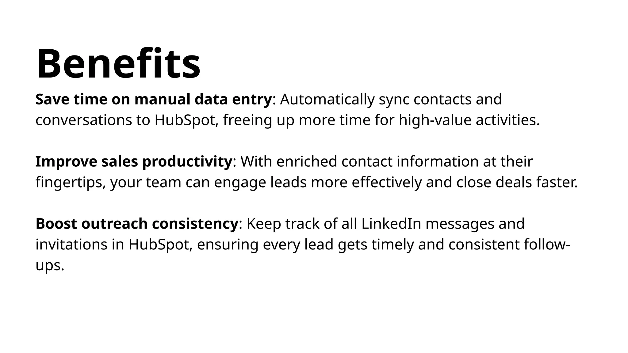 Hublead Powerful Hubspot And Linkedin Integration Ppt