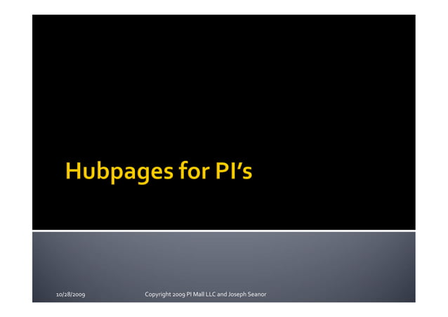 Hubpages free version | PDF | Search | Internet