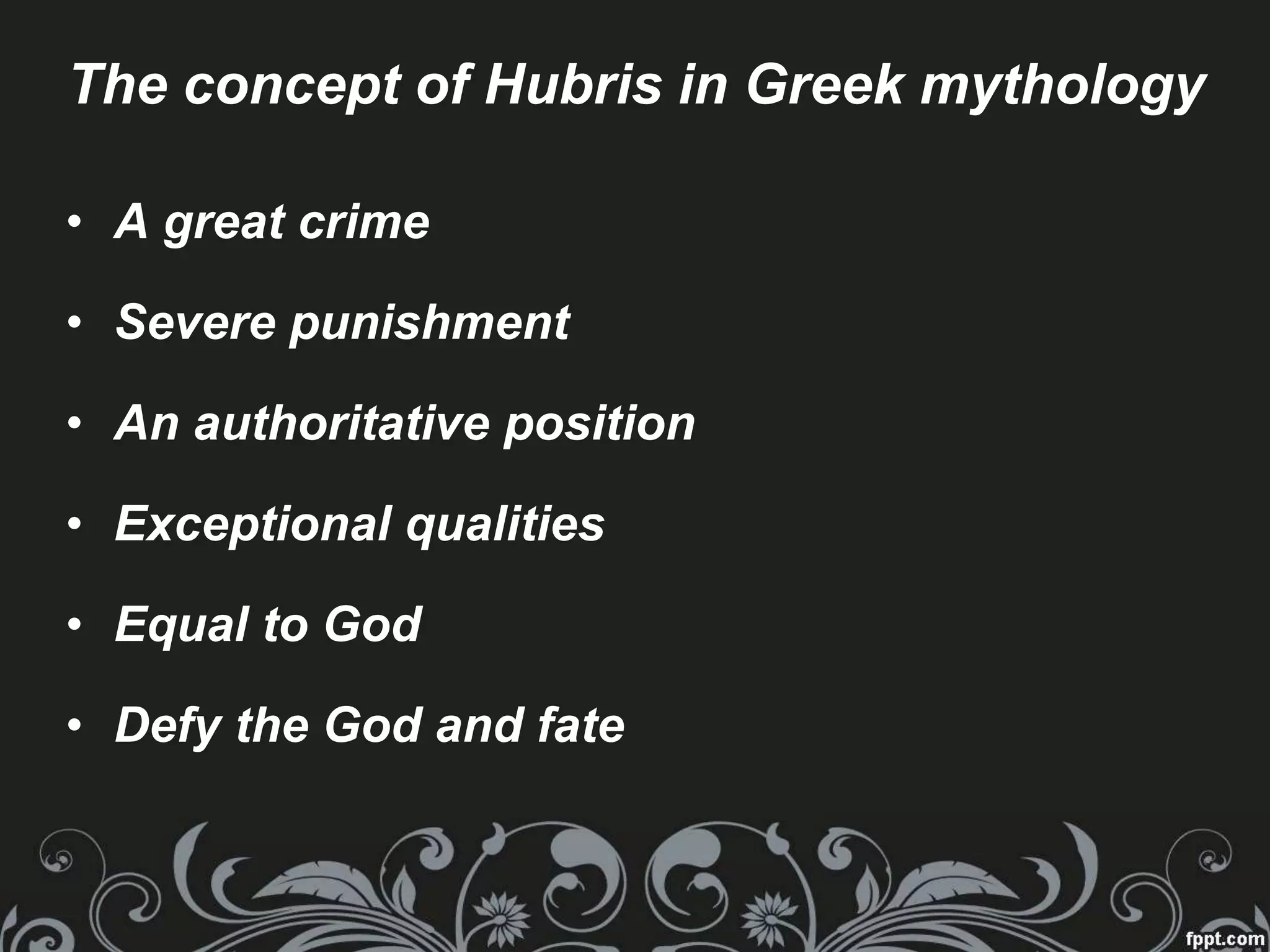 Hubris in doctor faustus | PPT