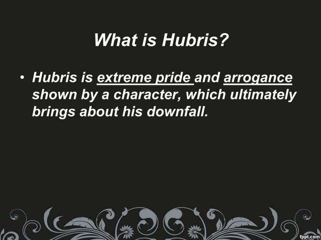 Hubris in doctor faustus | PPT