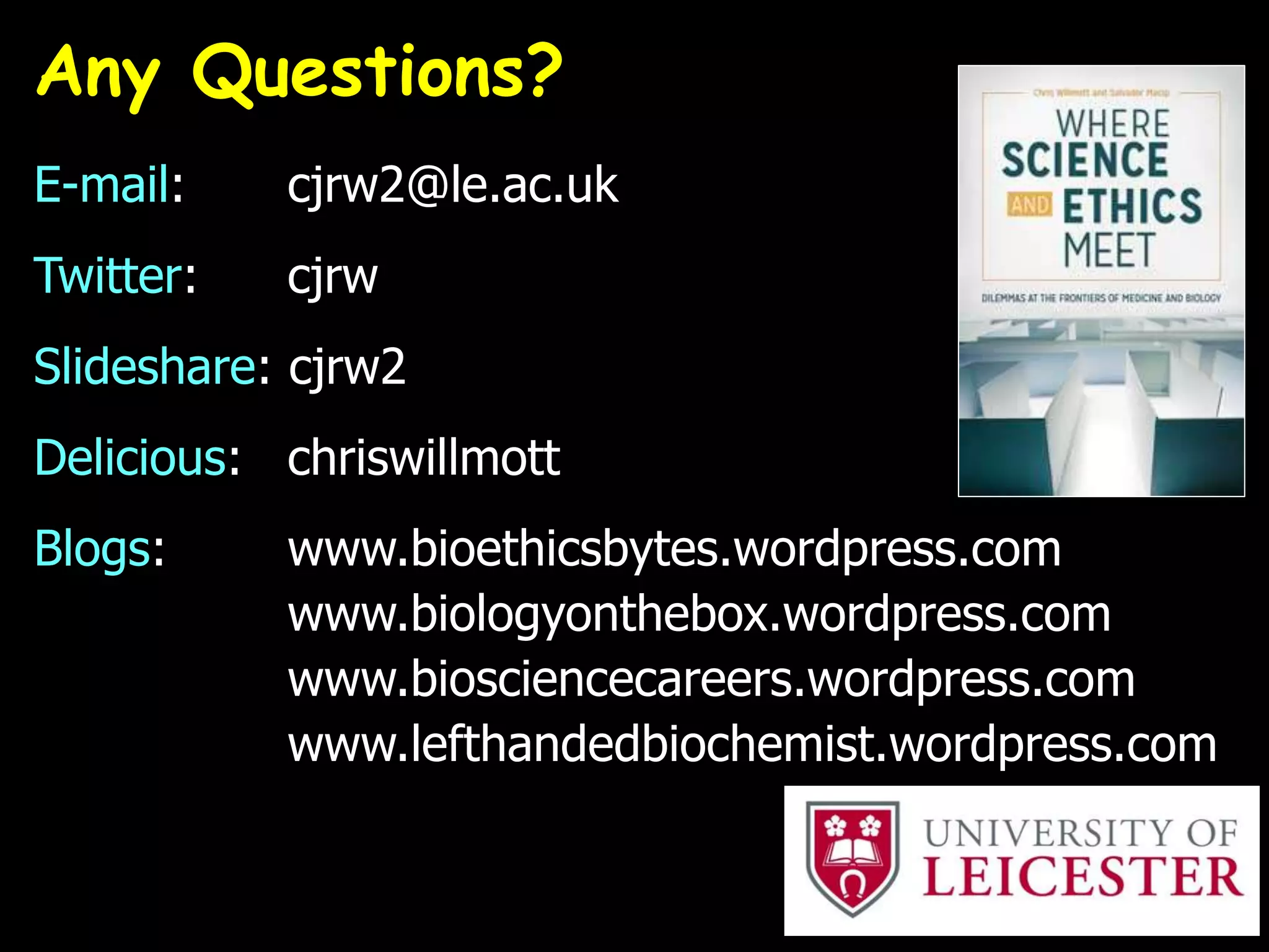 Developing Case Studies for Bioethics | PPTX