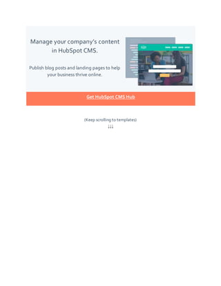 Hub spot blog-post-templates | DOCX