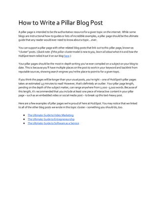 Hub spot blog-post-templates | DOCX