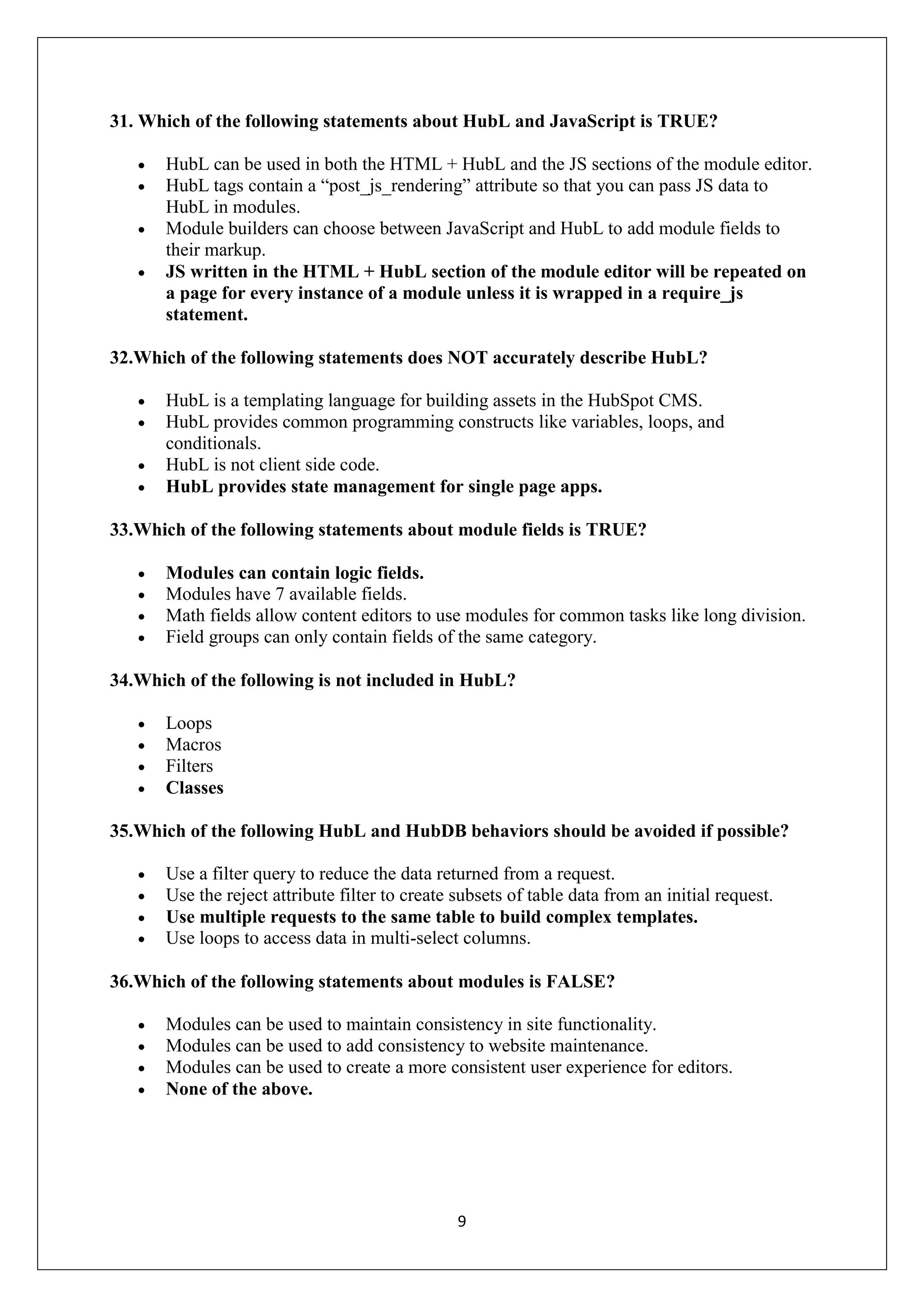 HubSpot 22 Certifications Answers Free Download | DOCX