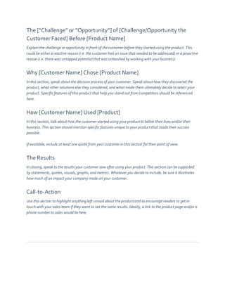 HubSpot Case Study Templates.docx | Internet for Beginners | Internet