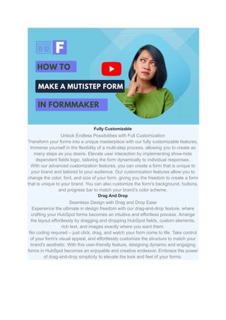 HubSpot Multi Step FormMaker.pdf | Desktop Publishing | Computer ...