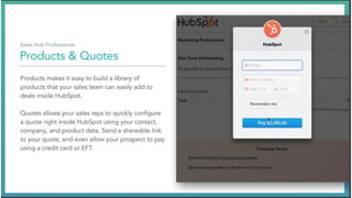 Hubspot sales pro features | PDF