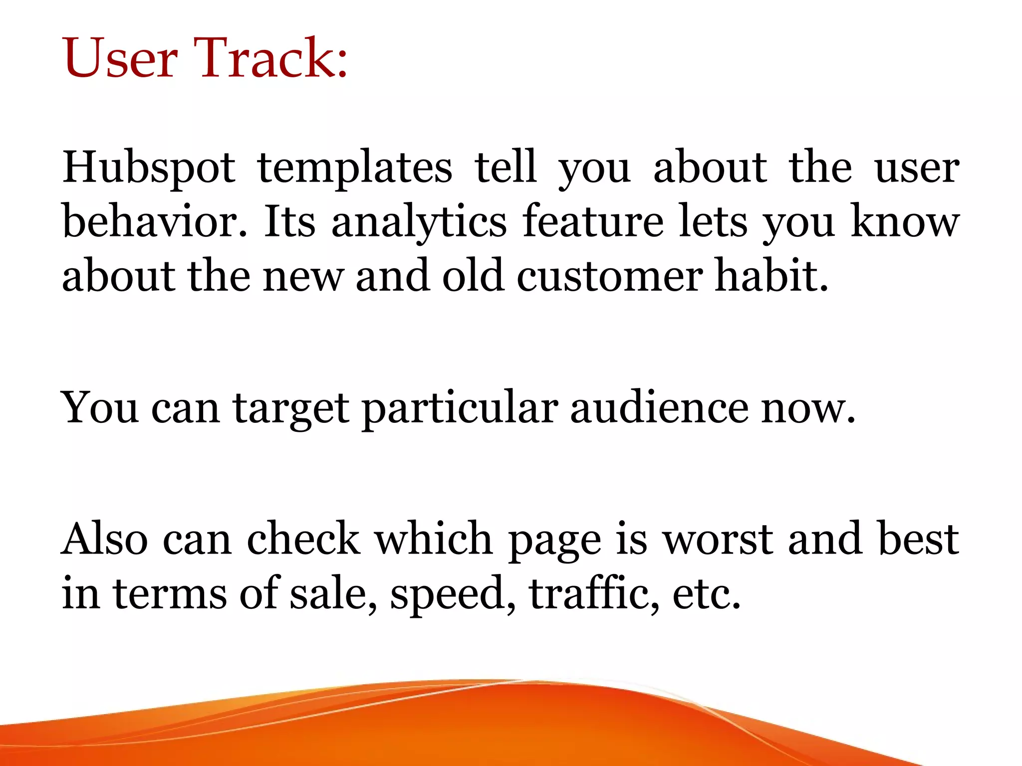 Hubspot Template Benefits | PPT