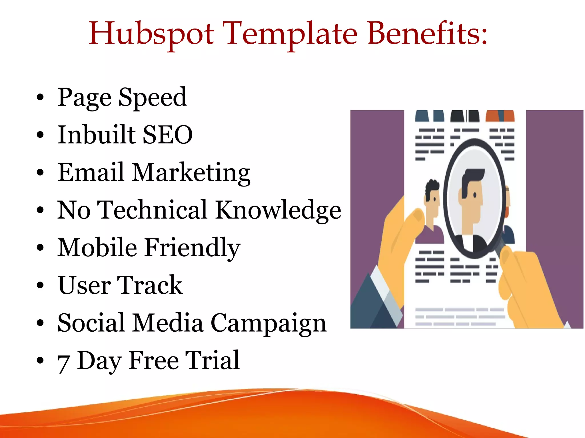 Hubspot Template Benefits | PPT