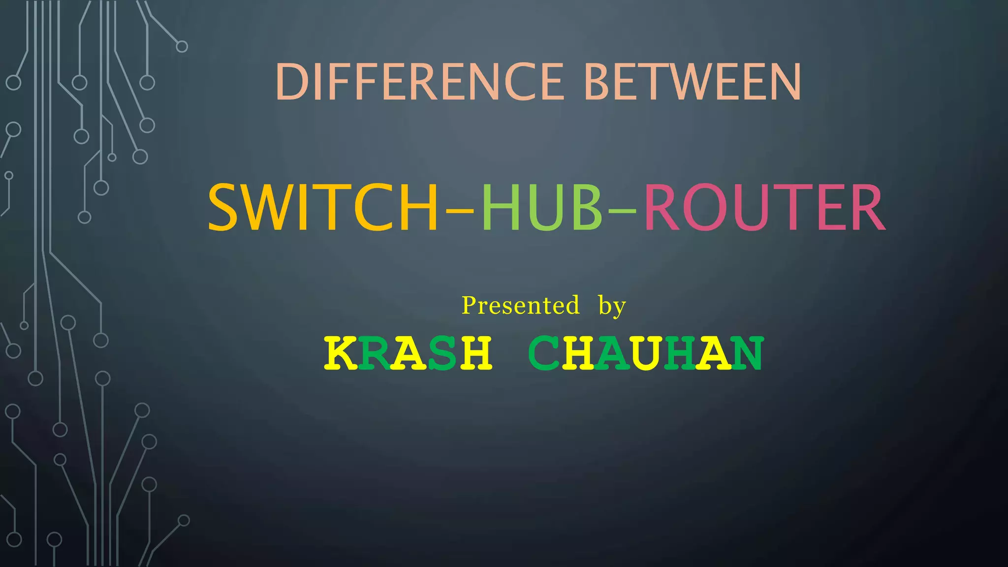 Hub,Switch.Router | PPTX