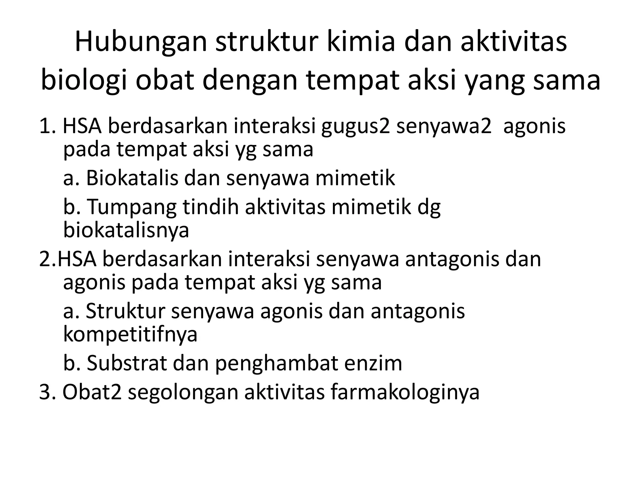 Hubungan kualitatif-struktur-aktivitas | PDF