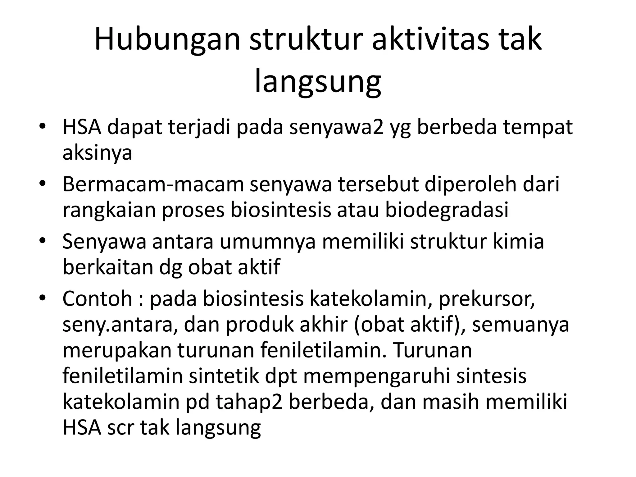 Hubungan kualitatif-struktur-aktivitas | PDF