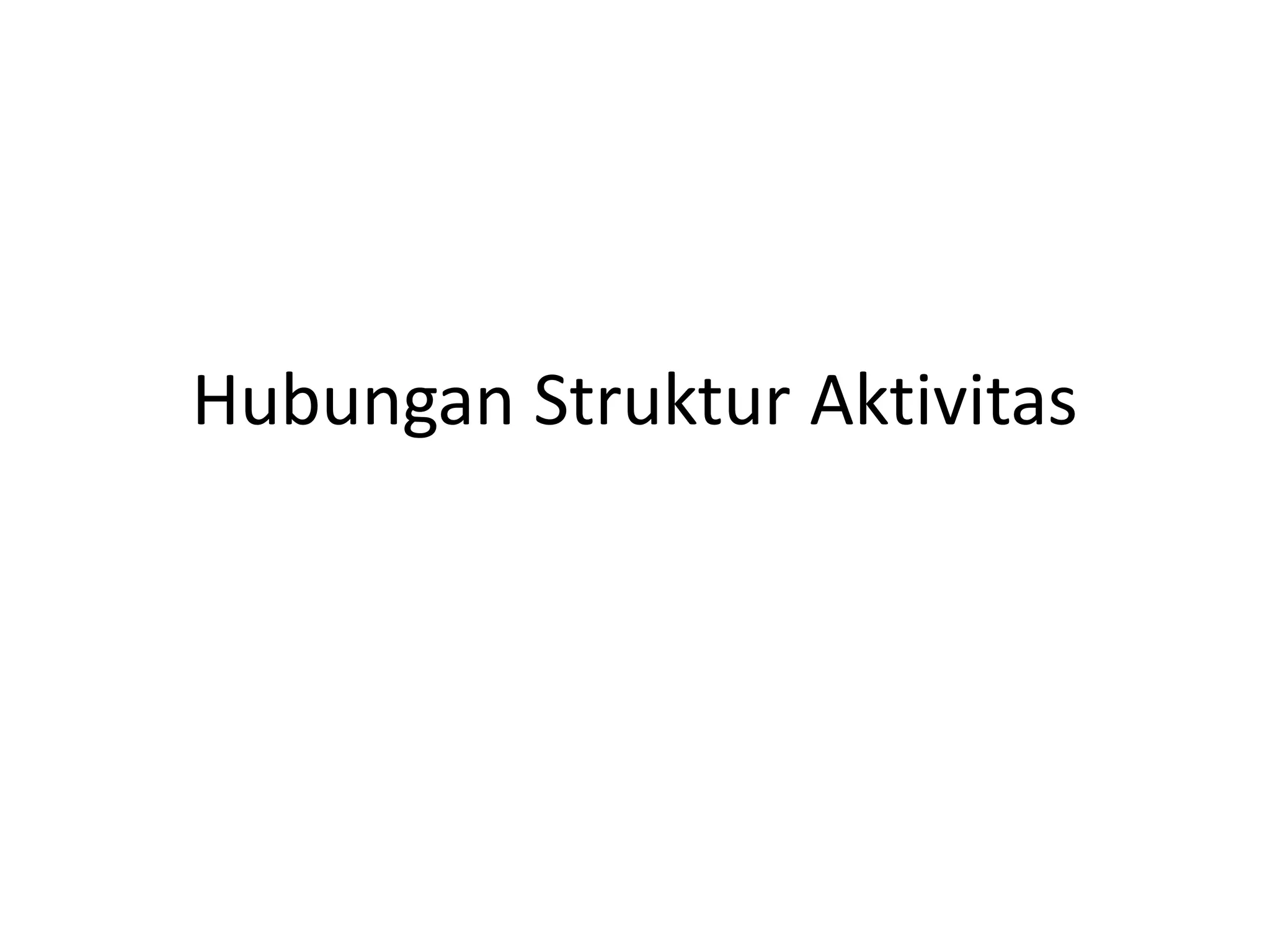 Hubungan kualitatif-struktur-aktivitas | PDF