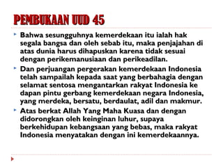 Hubungan pancasila-uud-45 | PPT