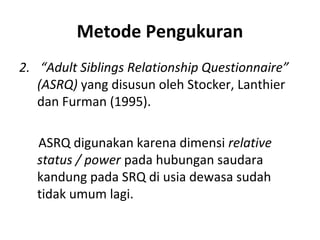 Hubungan antar saudara | PPT