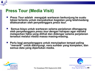 Hubungan dengan wartawan | PPT