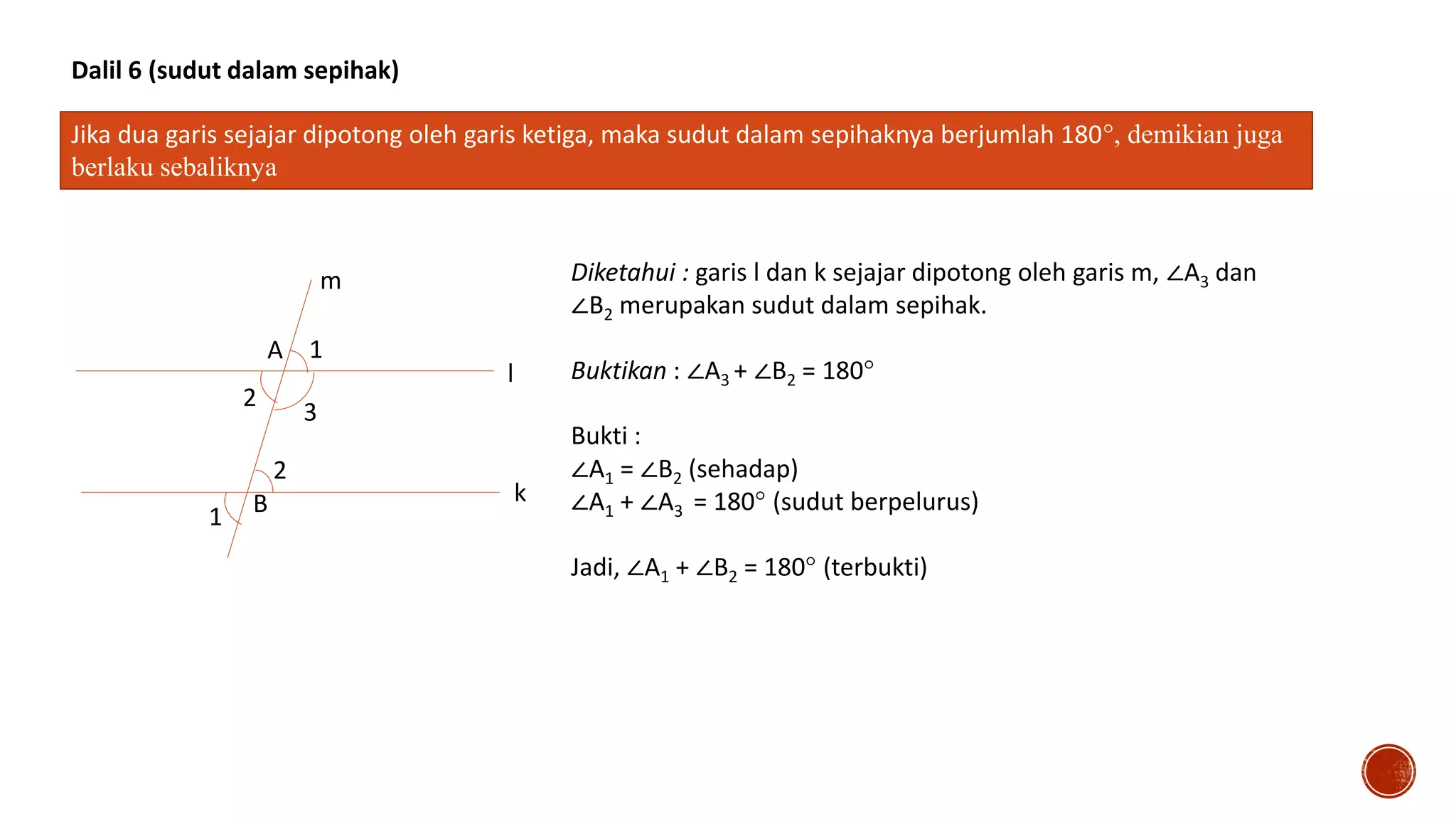 Hubungan garis dan sudut | PPTX