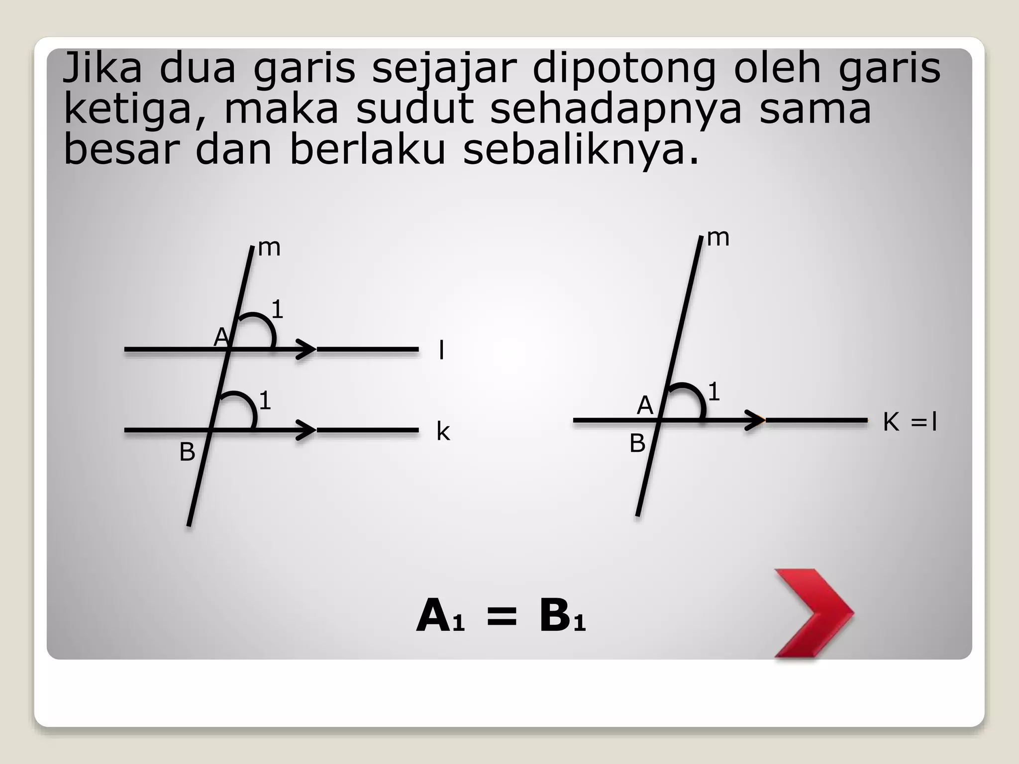 Hubungan garis lurus dan sudut | PPT Hubungan garis lurus dan sudut | PPT