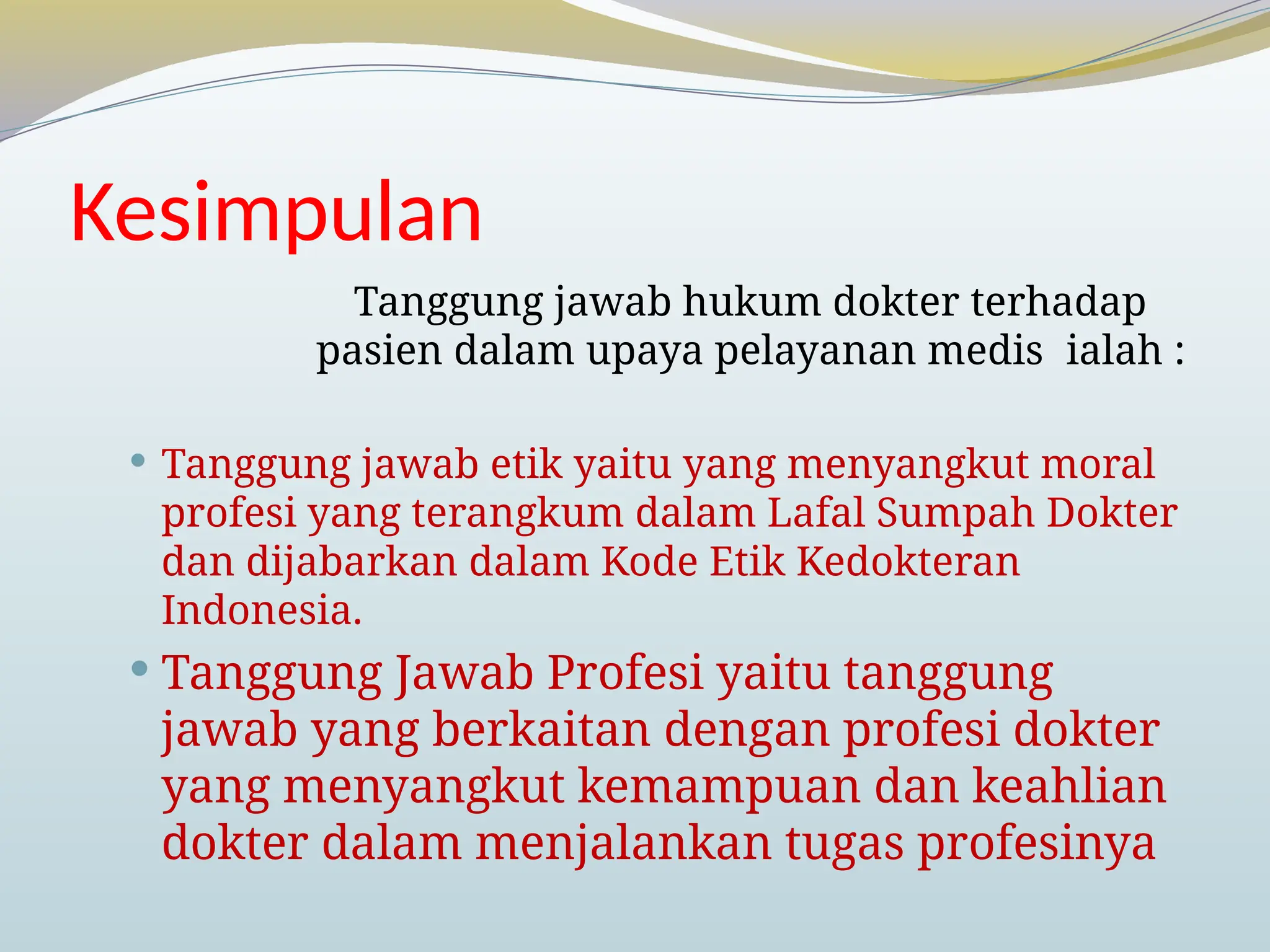 Hubungan Hukum Dokter dengan Pasien.pptx
