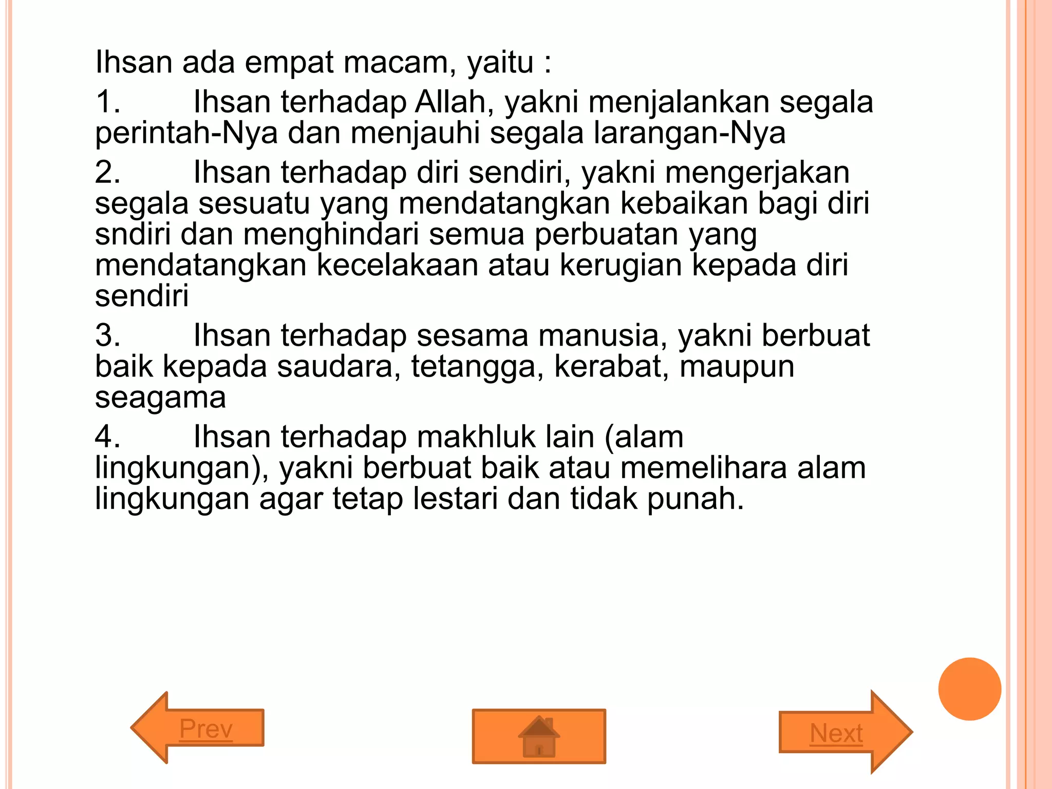 Hubungan iman, islam, dan ihsan | PPTX