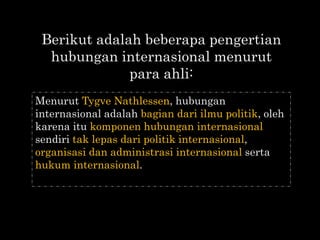 Hubungan internasional | PPTX