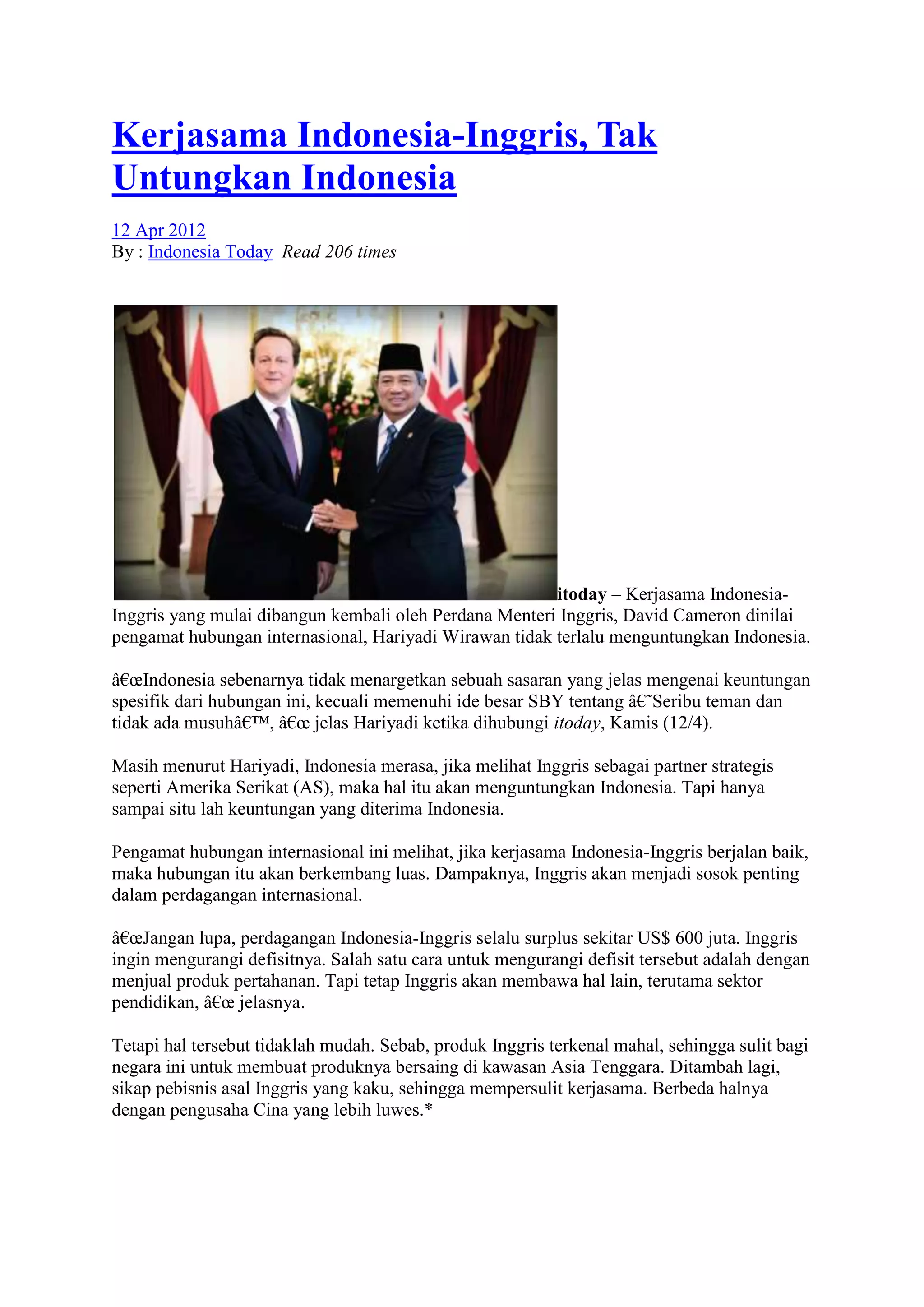 Hubungan internasional 3 | DOCX